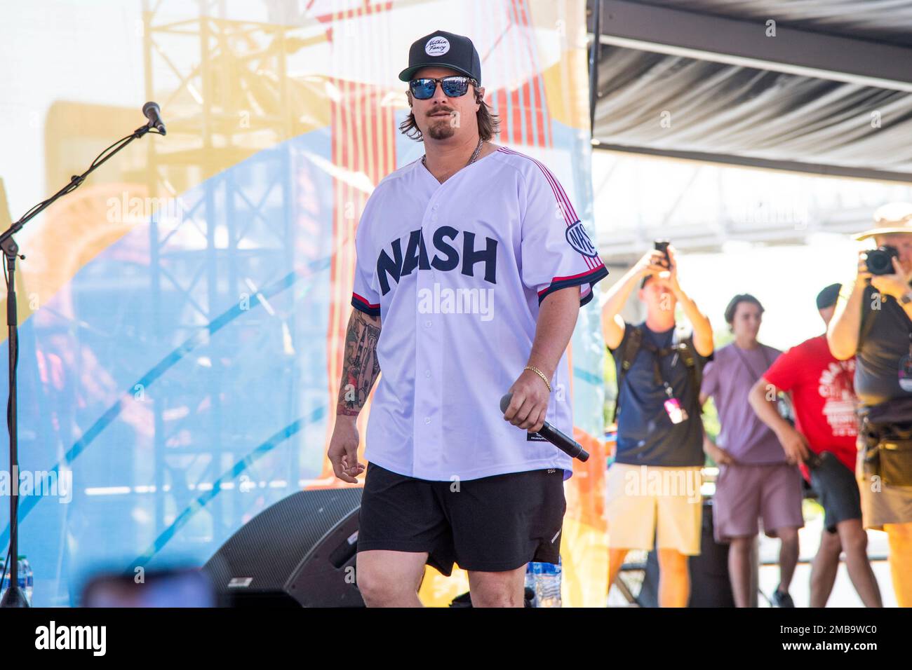 HARDY performs during CMA Fest 2022 on Thursday, June 8, 2022, at the ...