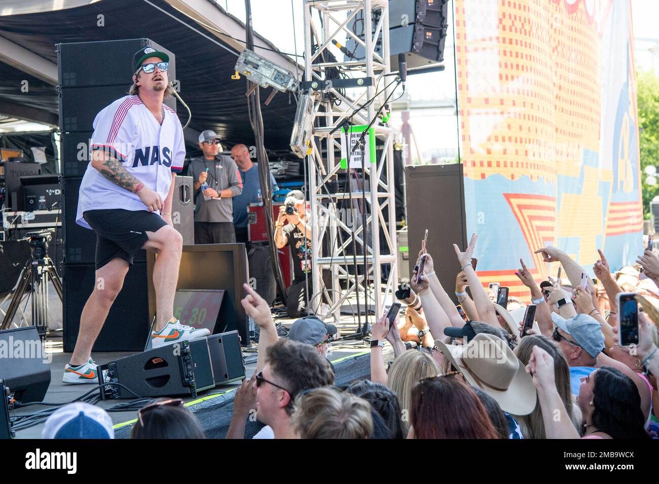 HARDY performs during CMA Fest 2022 on Thursday, June 8, 2022, at the ...