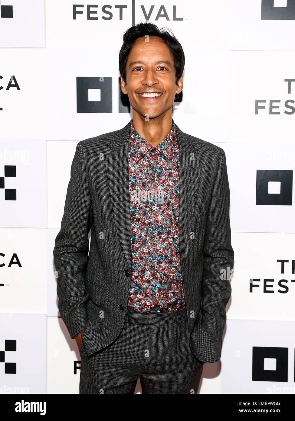 Actor Danny Pudi attends the premiere for "Corner Office" at the BMCC ...