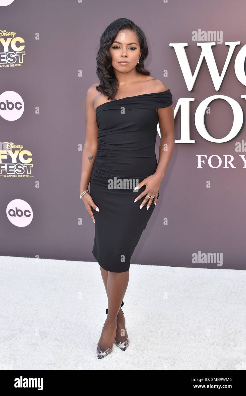 Adrienne Warren attends a special screening of "Women of the Movement ...