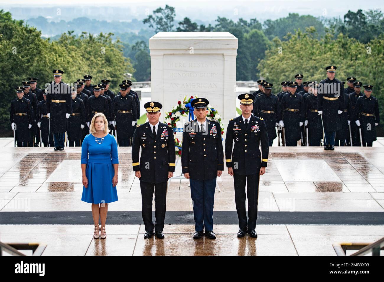 (From left to right) Secretary of the Army Christine Wormuth; Chief of ...