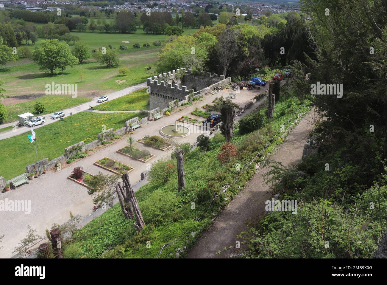 Gwrych Castle in Abergele Conwy North Wales Stock Photo - Alamy