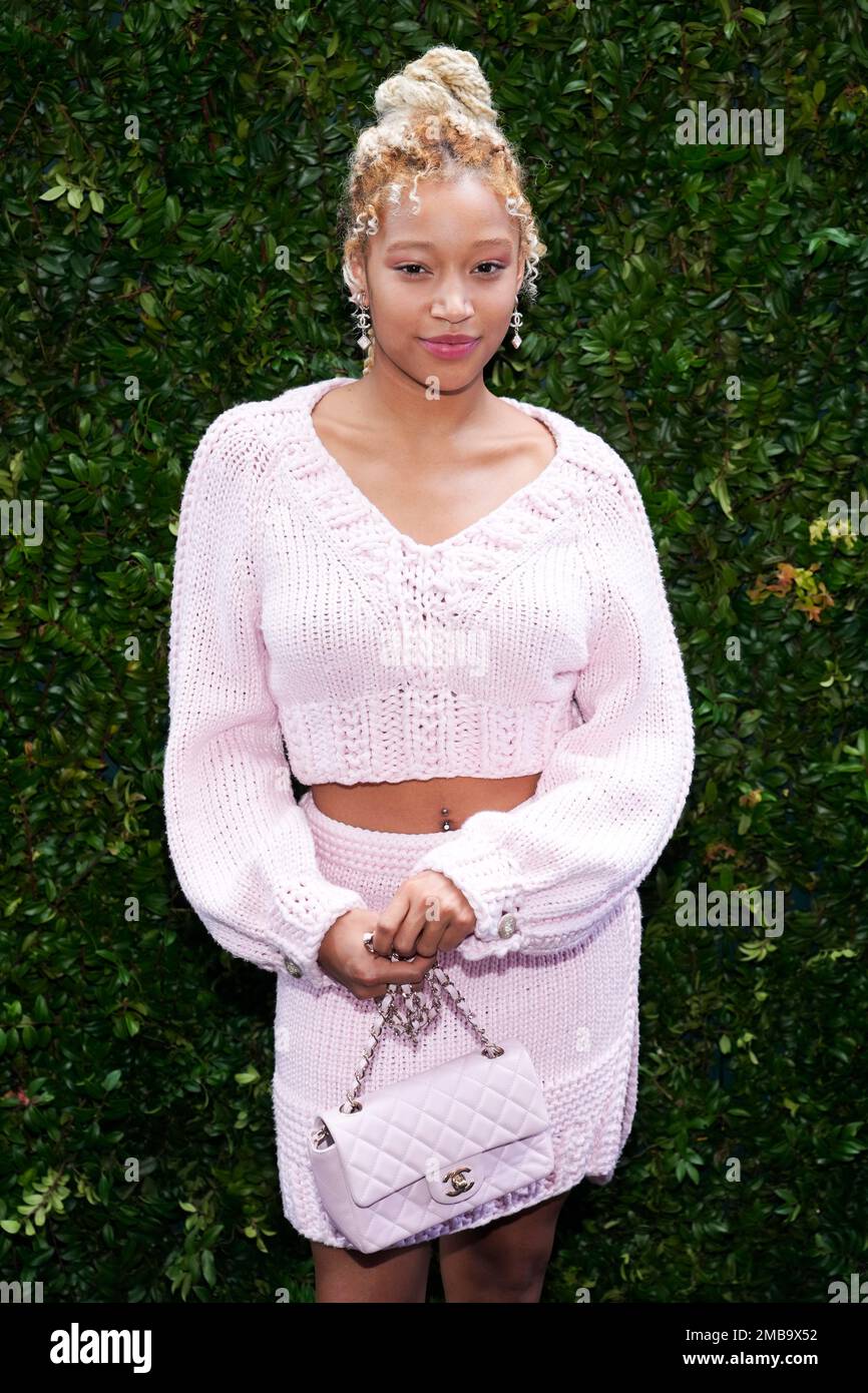 Amandla Stenberg attends the Chanel Tribeca Festival Women's Lunch to ...