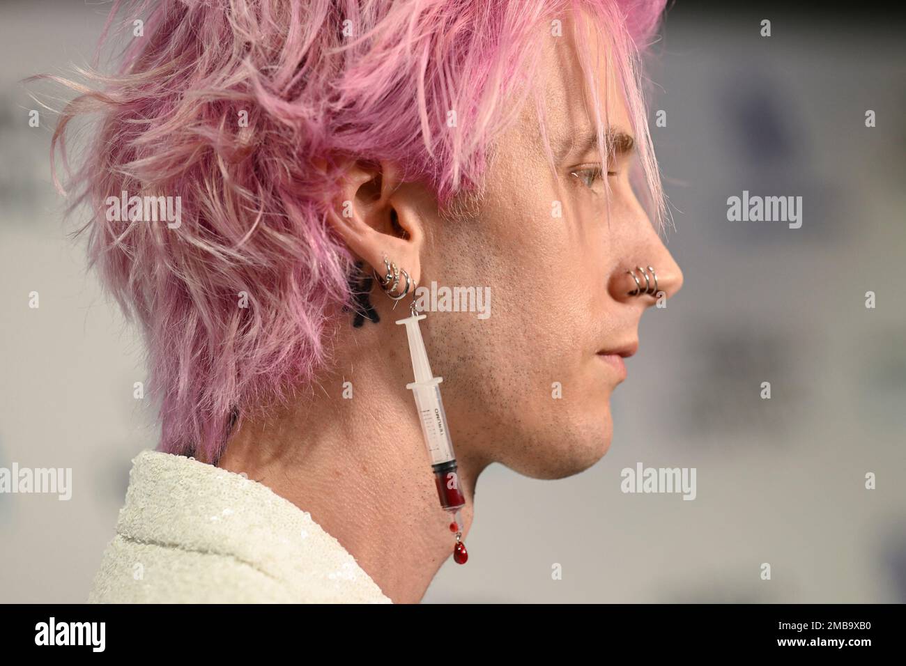 Actor Colson Baker attends the premiere for "Taurus" at the Beacon ...