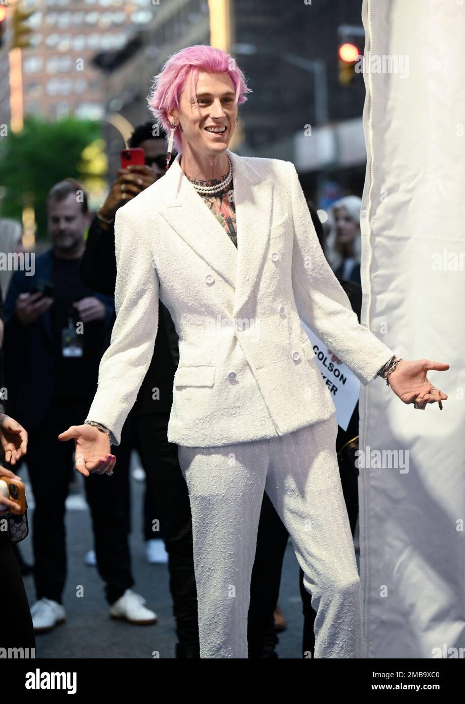 Actor Colson Baker attends the premiere for "Taurus" at the Beacon ...