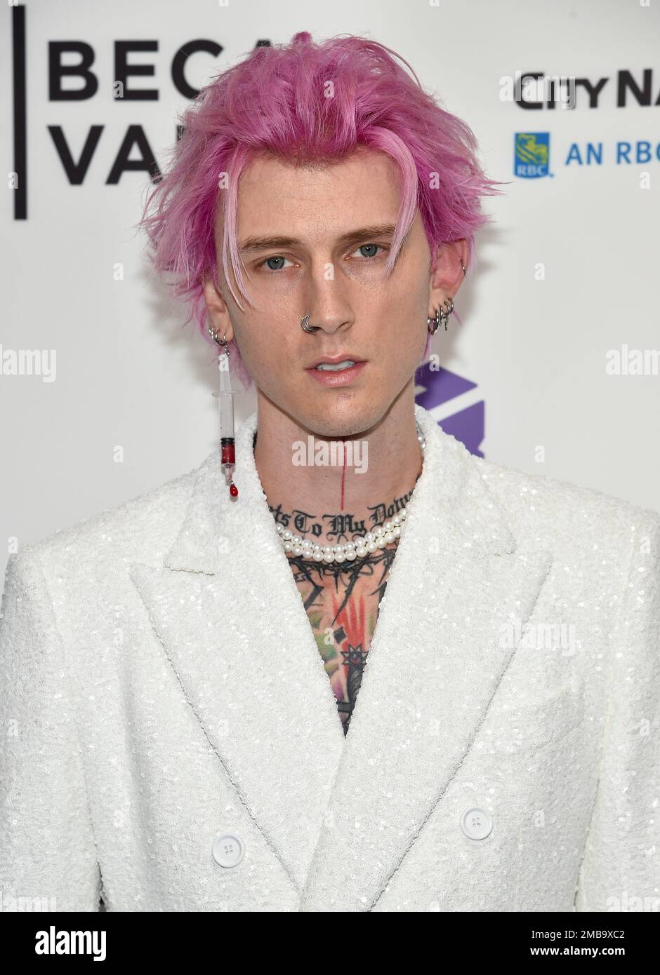 Actor Colson Baker attends the premiere for "Taurus" at the Beacon ...
