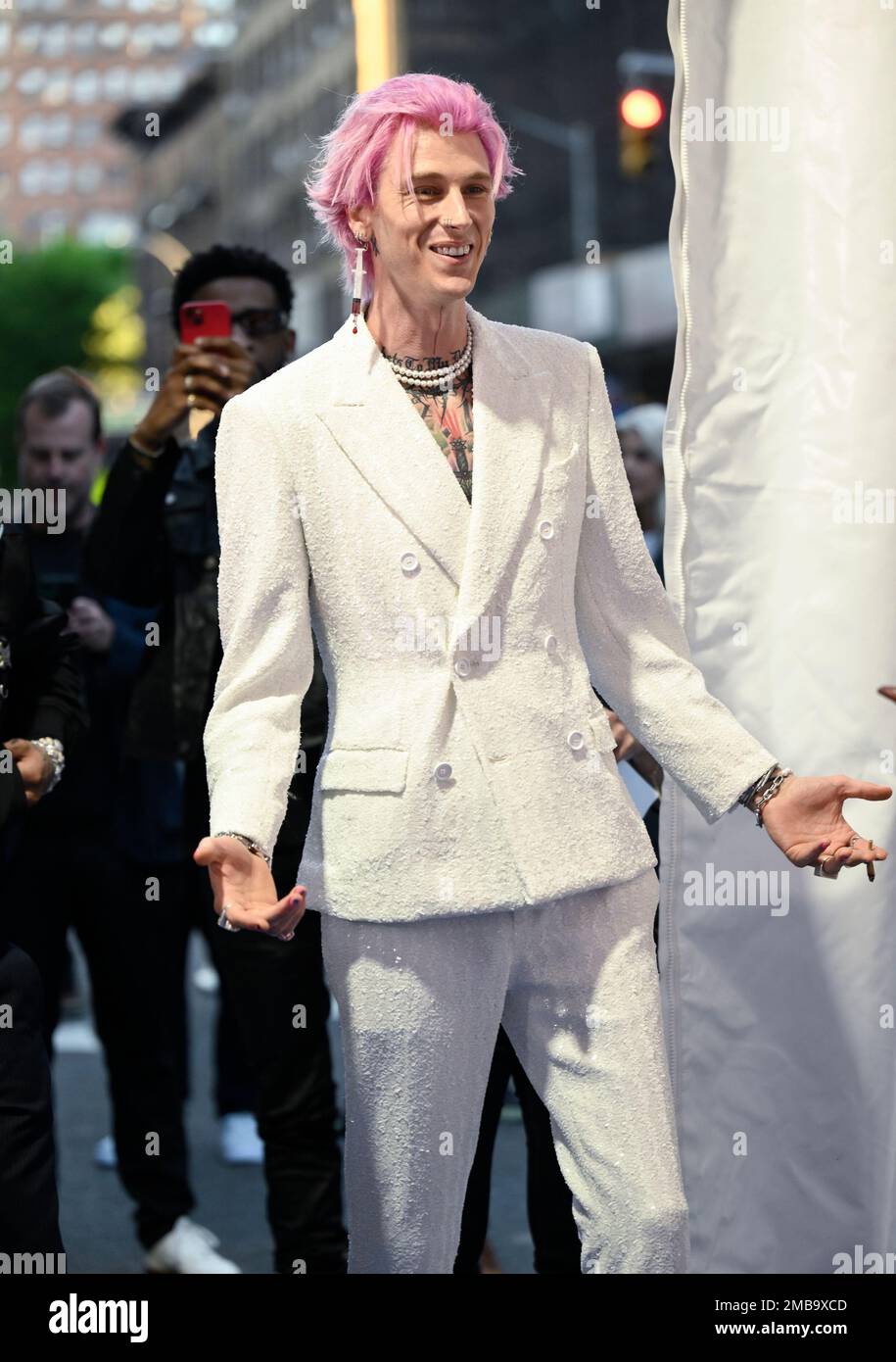 Actor Colson Baker attends the premiere for "Taurus" at the Beacon ...