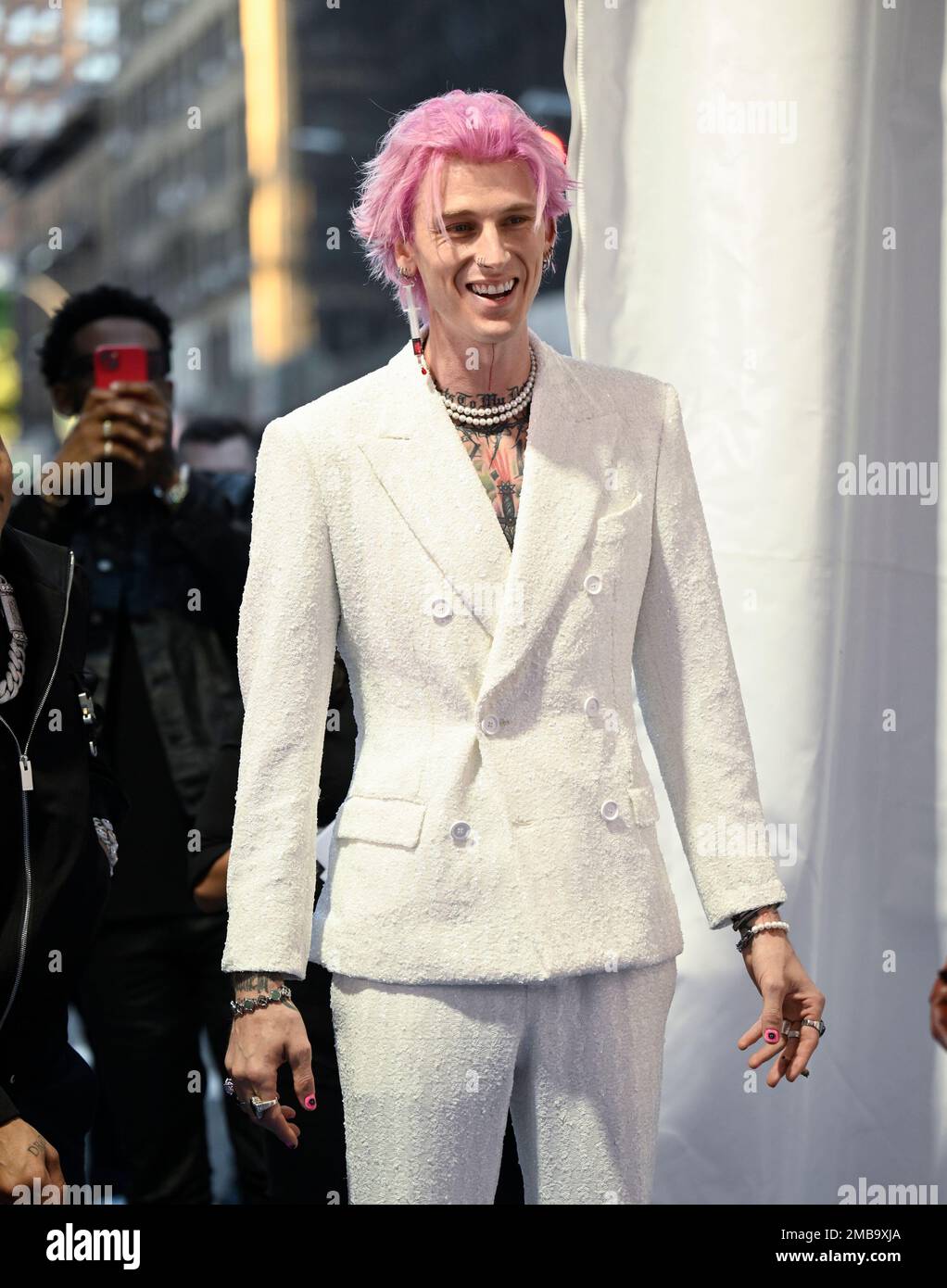 Actor Colson Baker attends the premiere for "Taurus" at the Beacon ...
