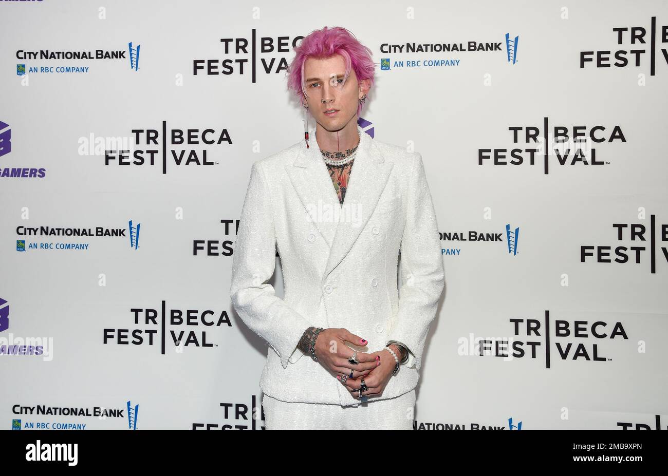 Actor Colson Baker attends the premiere for "Taurus" at the Beacon ...