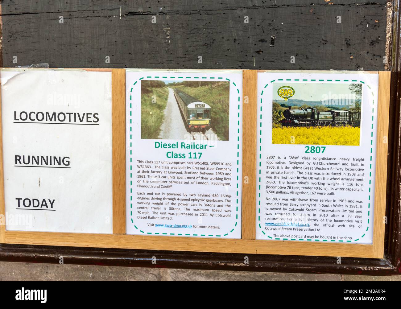 A public display notice, advising visitors visiting the Gloucestershire ...