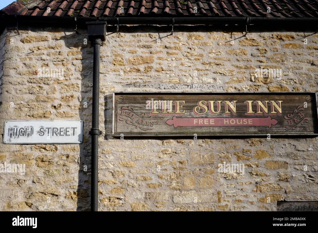 Around Frome an attractive somerset town. The sun Inn, a frehouse pub ...