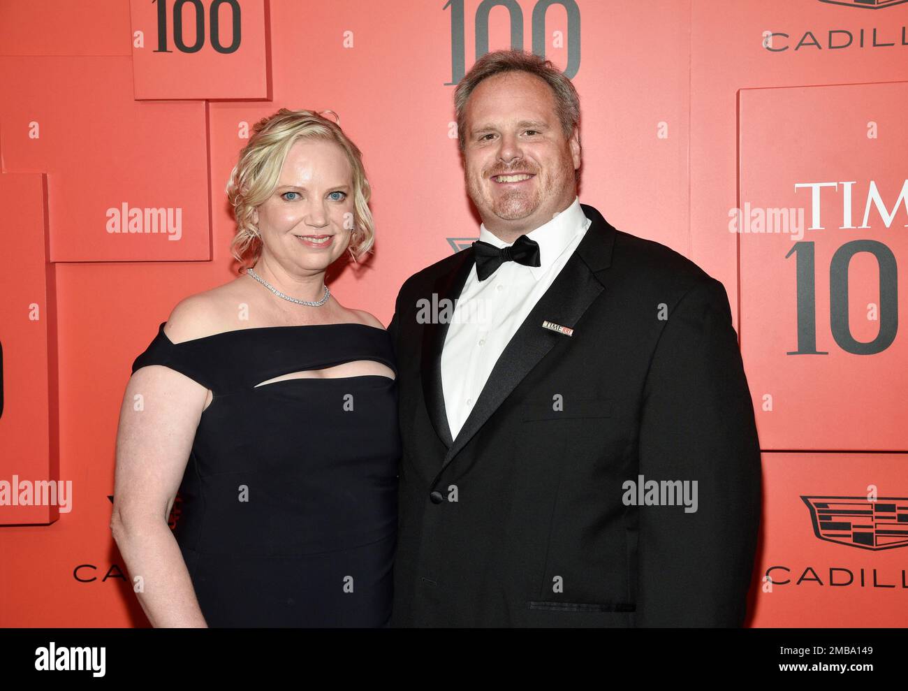 Professor Michael Schatz, right, and wife attend the TIME100 Gala ...