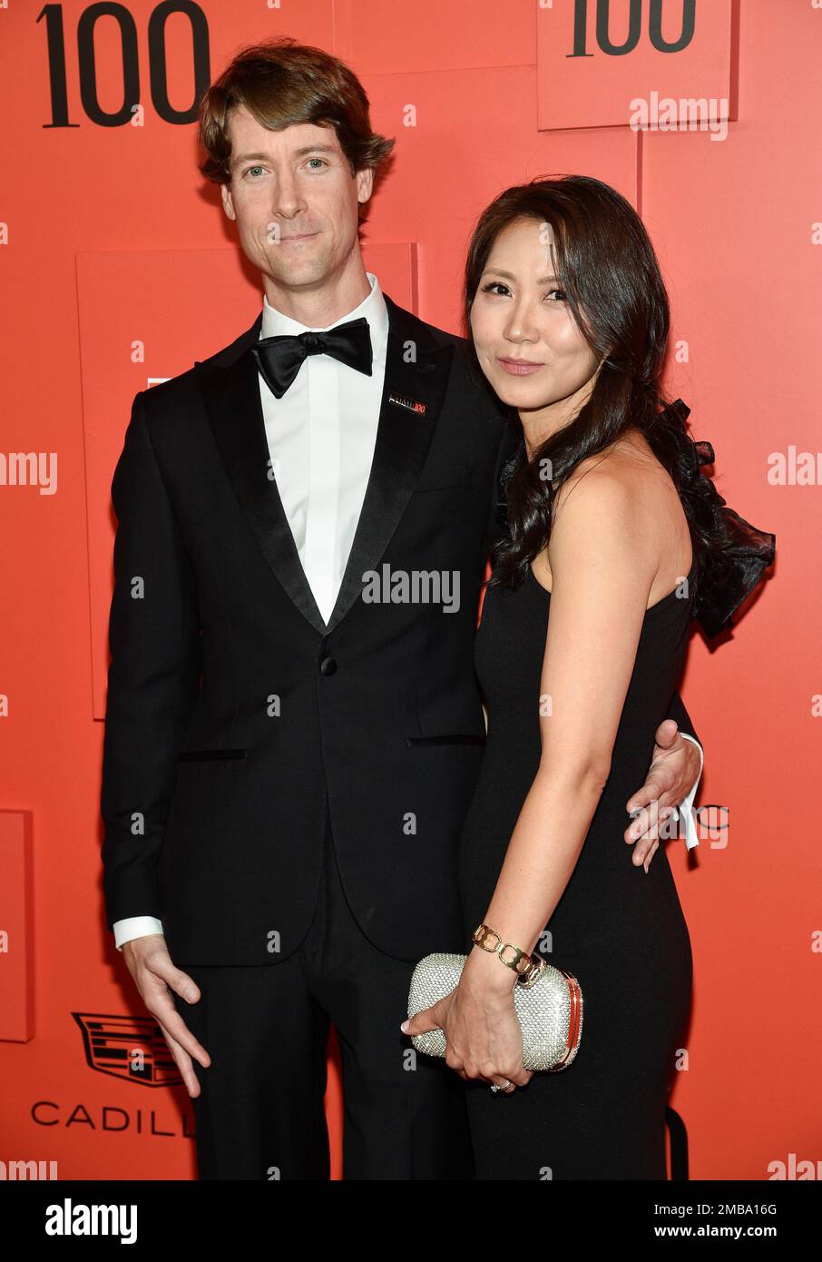 Dr. Adam Phillippy, left, and guest attend the TIME100 Gala celebrating ...