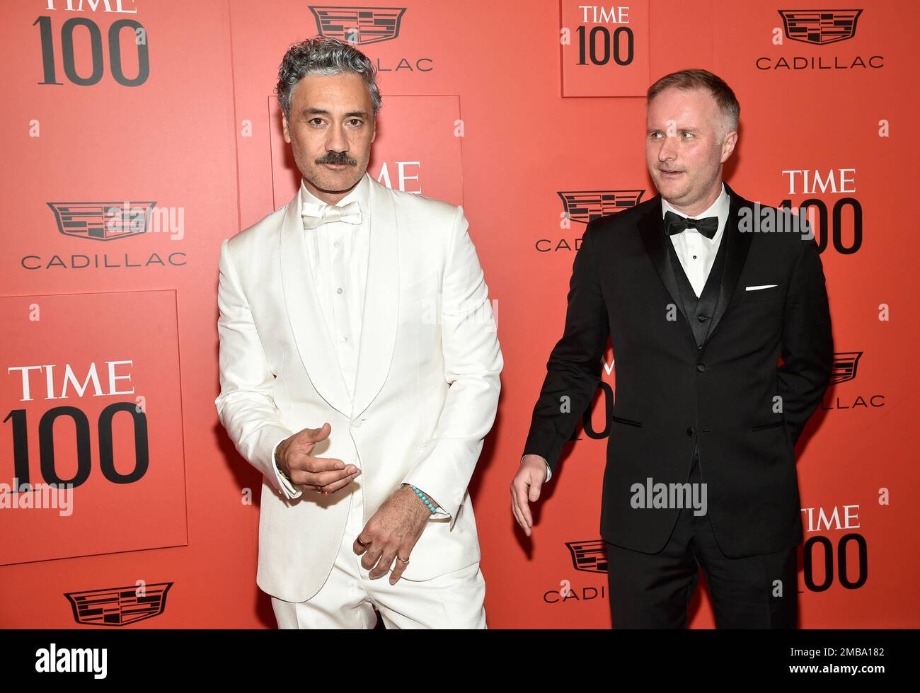 Taika Waititi, left, and Stuart Rutherford attend the TIME100 Gala celebrating the 100 most ...