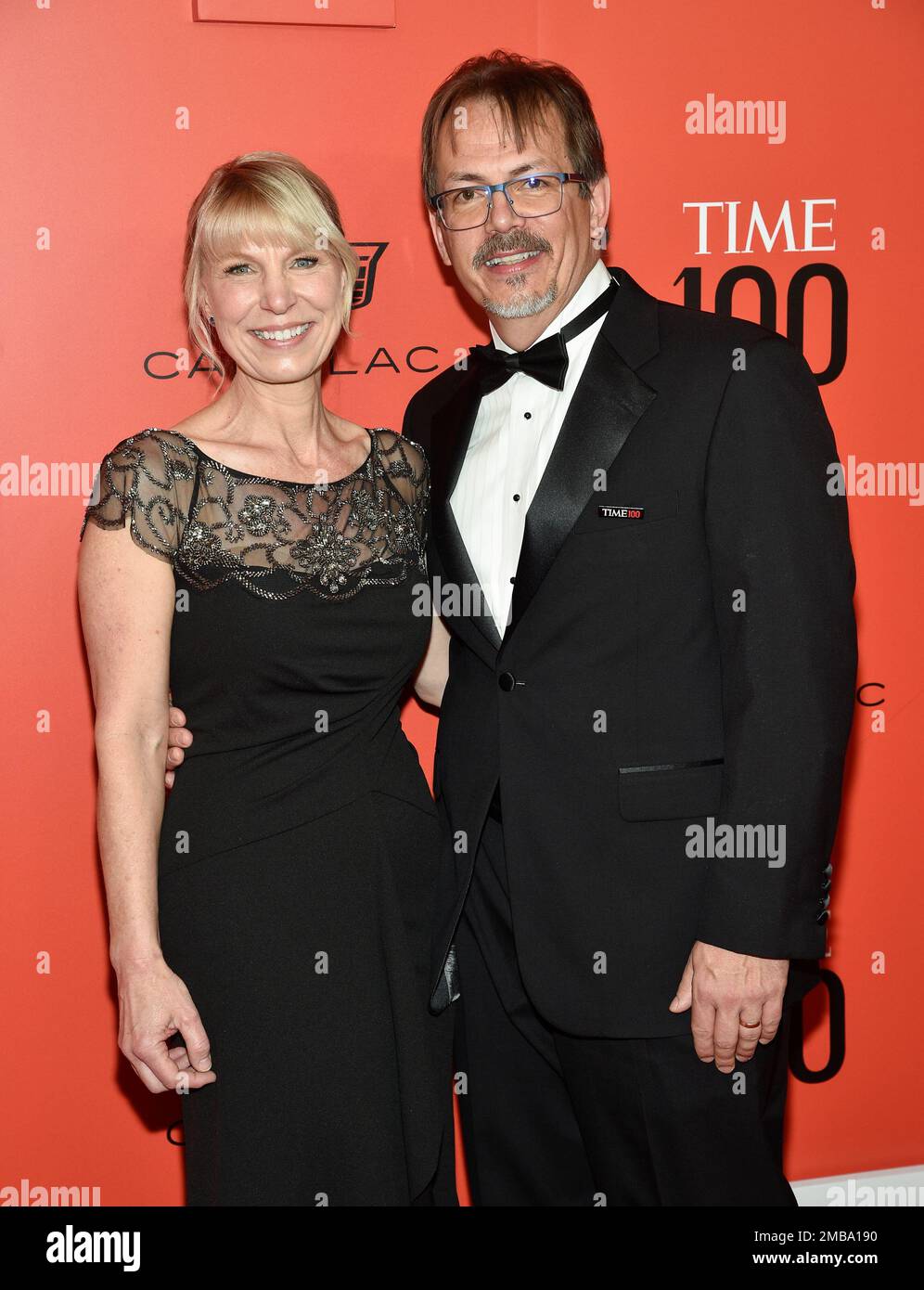Dr Evan Eichler, right, and wife attend the TIME100 Gala celebrating ...