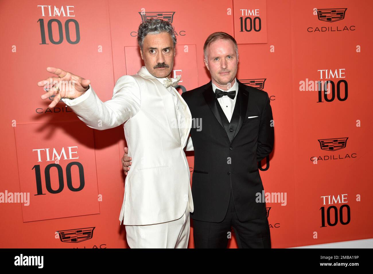 Taika Waititi, left, and Stuart Rutherford attend the TIME100 Gala ...