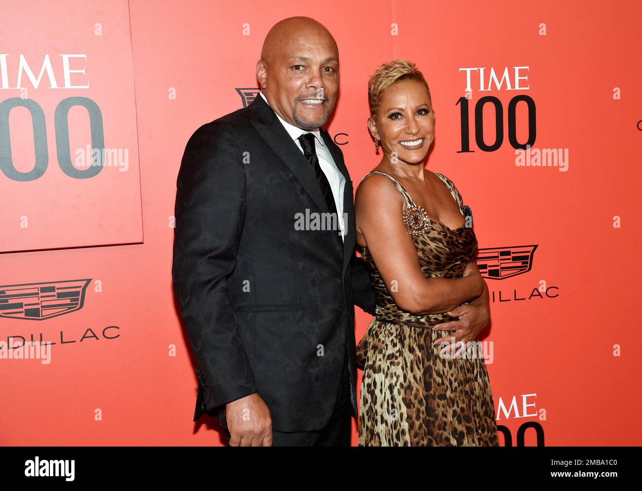 Rodney Norris, left, and Adrienne Norris attend the TIME100 Gala ...
