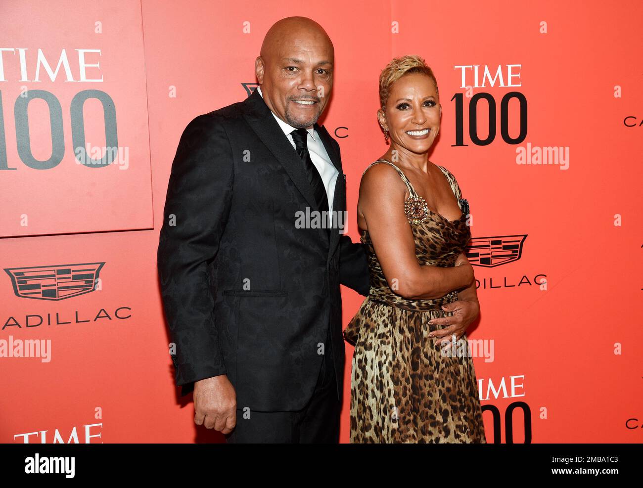 Rodney Norris, left, and Adrienne Norris attend the TIME100 Gala ...
