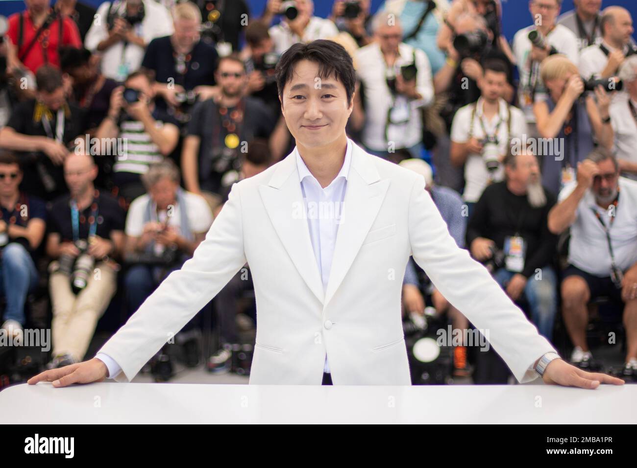 Park Hae-il poses for photographers at the photo call for the film ...