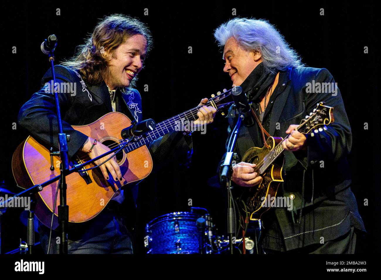 Billy Strings, left, and Marty Stuart perform during Marty Stuart's ...