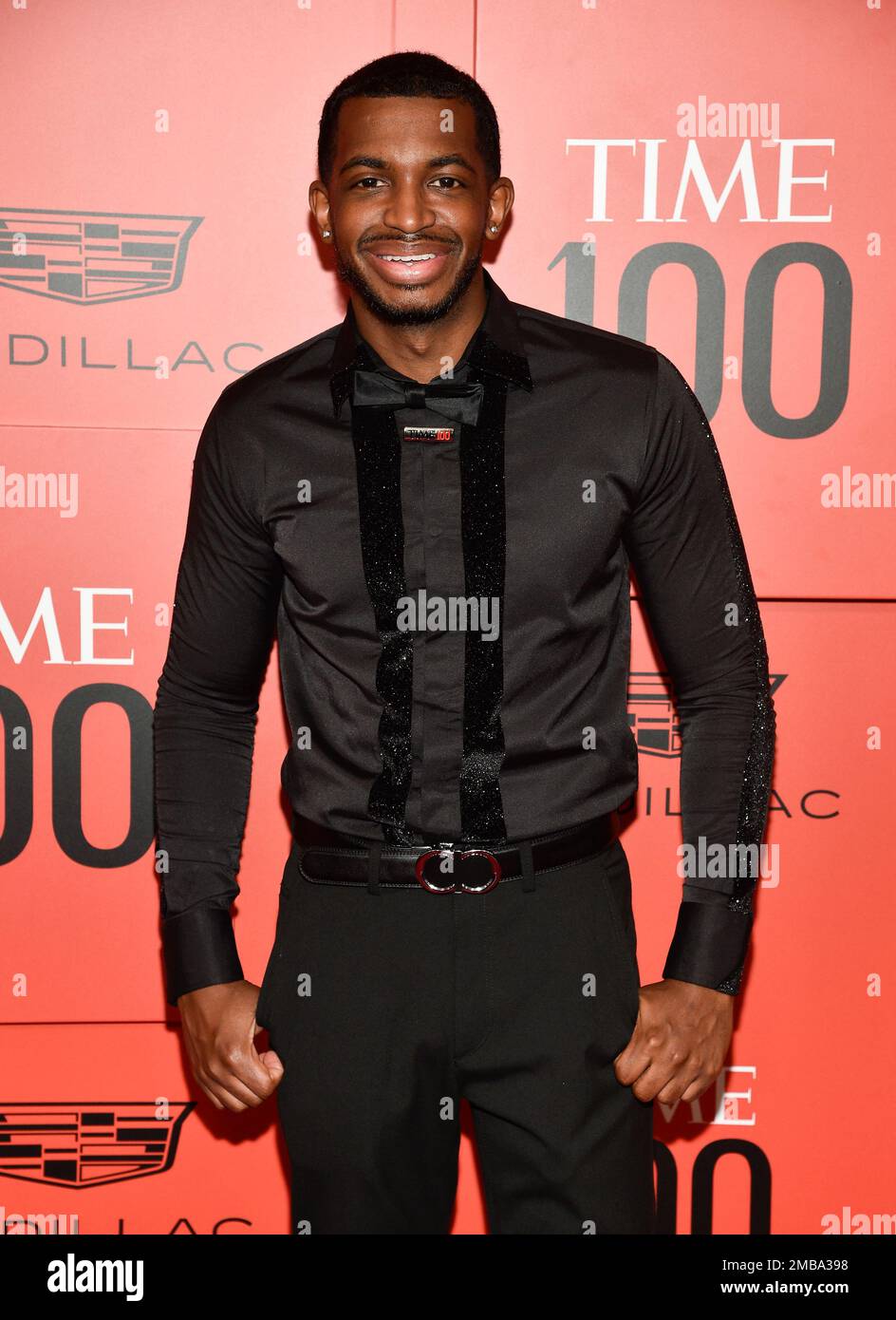 Amazon Labor Union workers committee chairman Derrick Palmer attends ...