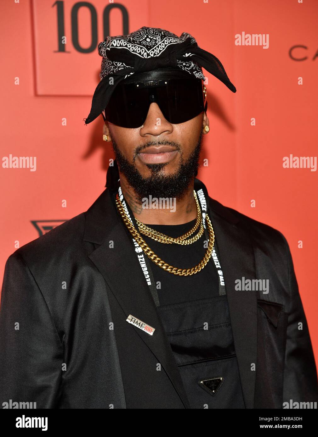 Amazon Labor Union president and founder Chris Smalls attends the ...