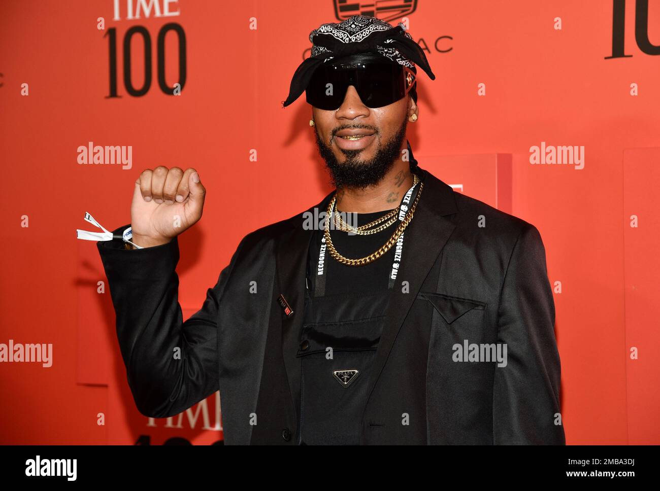 Amazon Labor Union president and founder Chris Smalls attends the ...