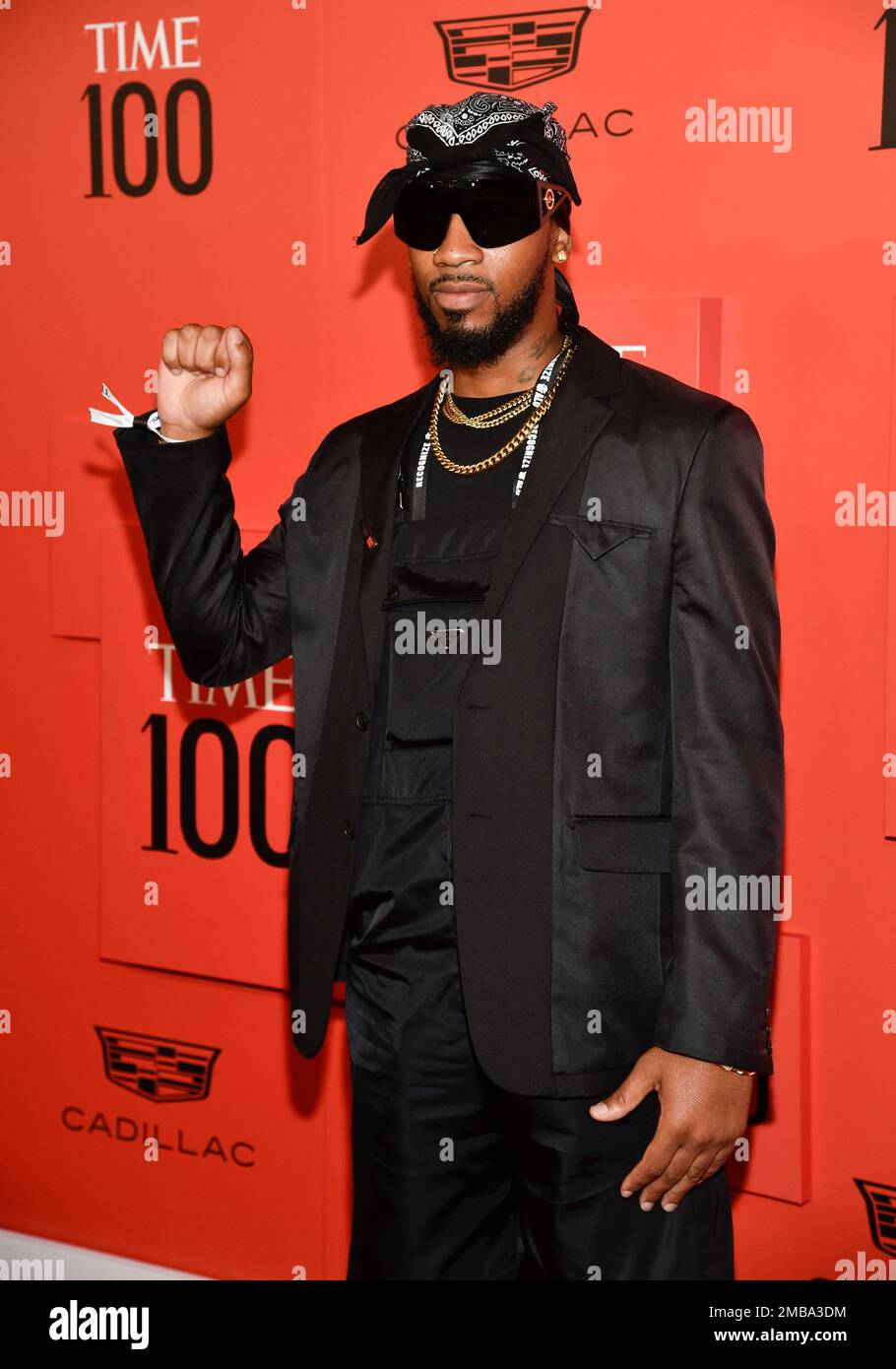 Amazon Labor Union president and founder Chris Smalls attends the ...