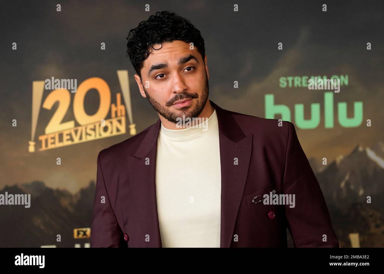 Actor E.J. Bonilla poses at the premiere of the first season of the FX ...