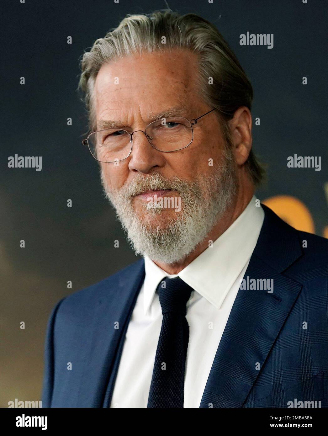 Actor Jeff Bridges poses at the premiere of the first season of the FX ...