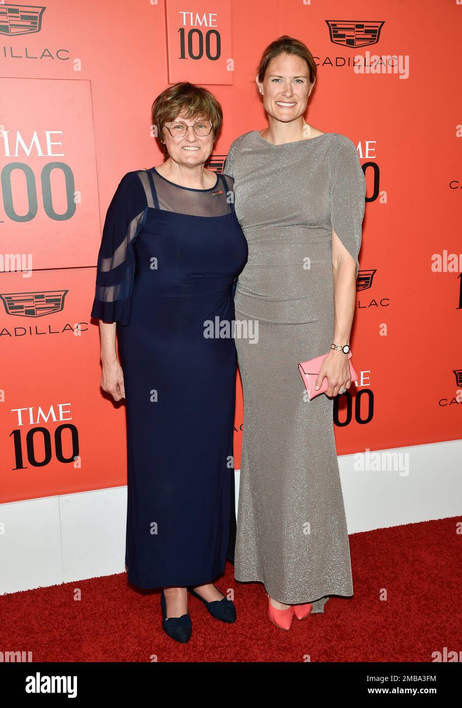 Katalin Karikó, left, and Susan Francia attend the TIME100 Gala ...