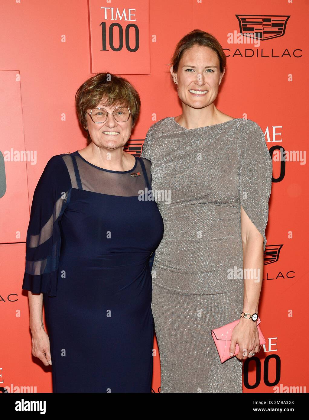 Katalin Karikó, left, and Susan Francia attend the TIME100 Gala ...