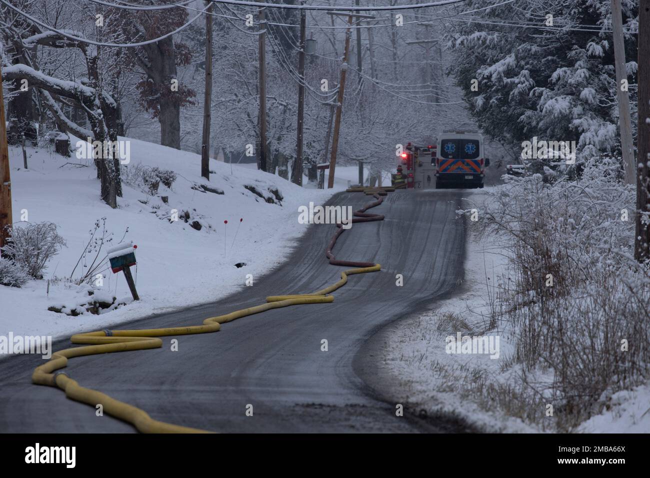 Rural EMS and Firefighting Stock Photo - Alamy