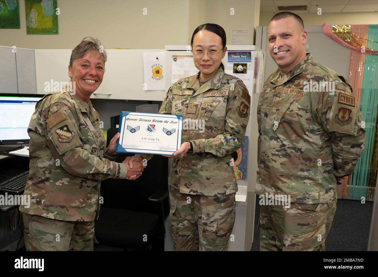 Col. Katrina Stephens, left, installation commander, and Chief Master ...