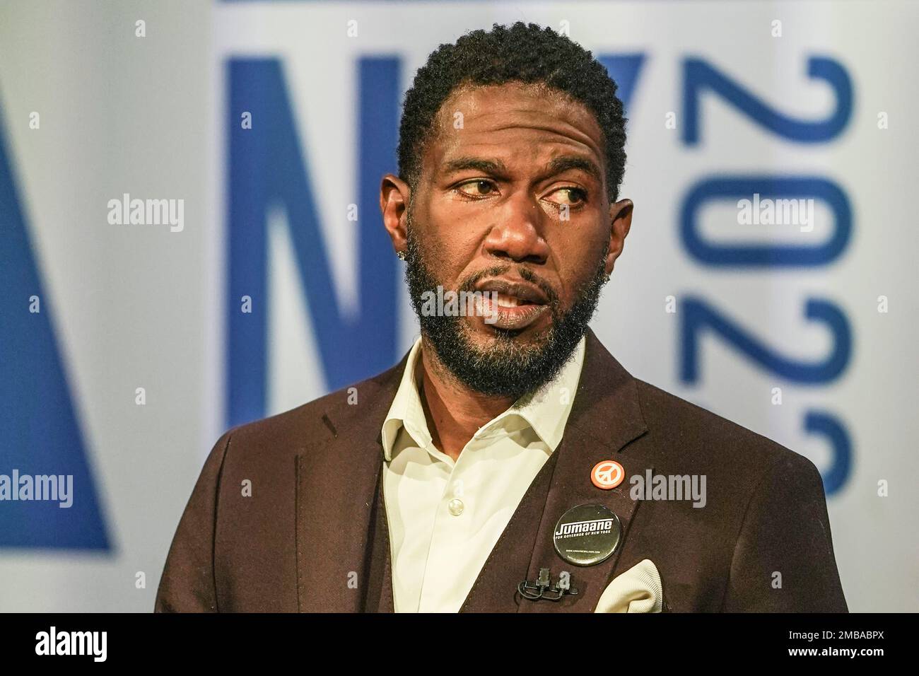 New York Public Advocate Jumaane Williams listens during New York's ...