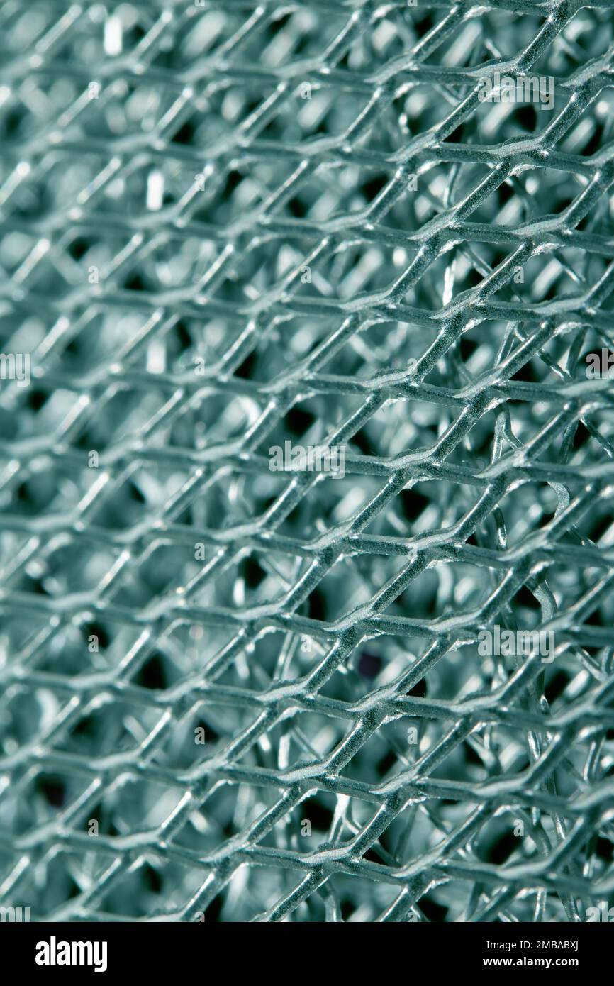 A Wire Mesh Close Up Steel Surface for Background Stock Photo - Alamy