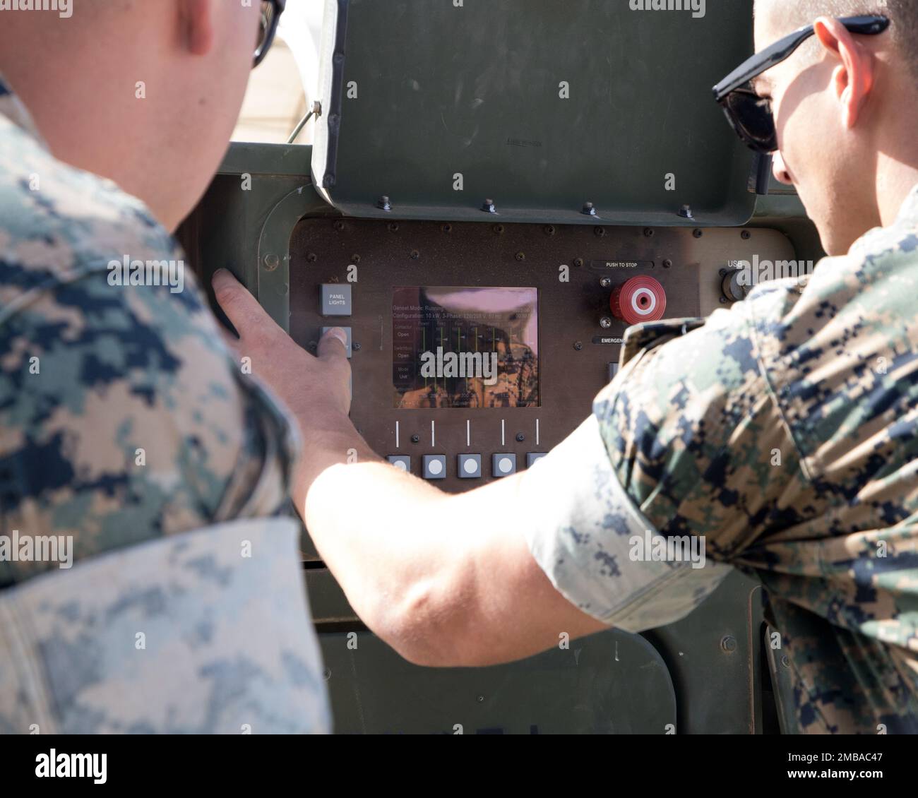 U.S. Marine Corps Cpl. Nicholas Willis, left, and Lance Cpl. Vincent ...