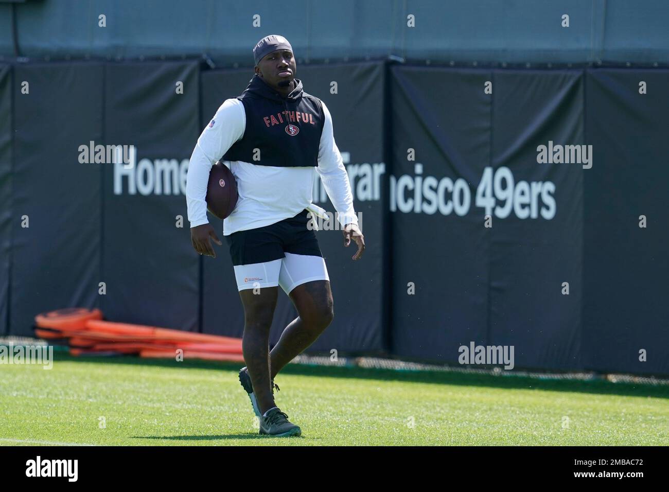 San Francisco 49ers wide receiver Deebo Samuel at the NFL football team ...