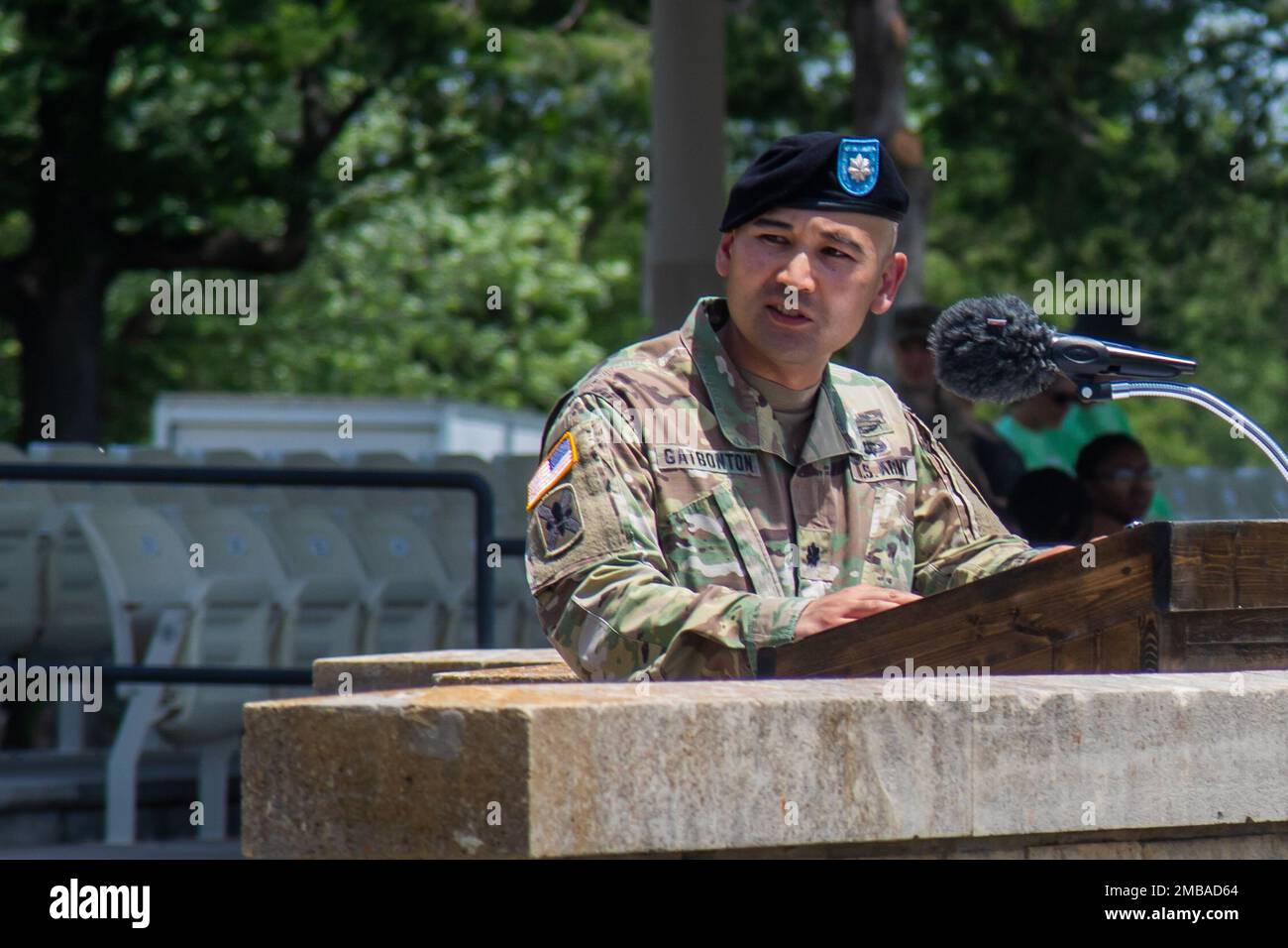 Lt. Col Christian Gatbonton, commander of the 541st Division ...