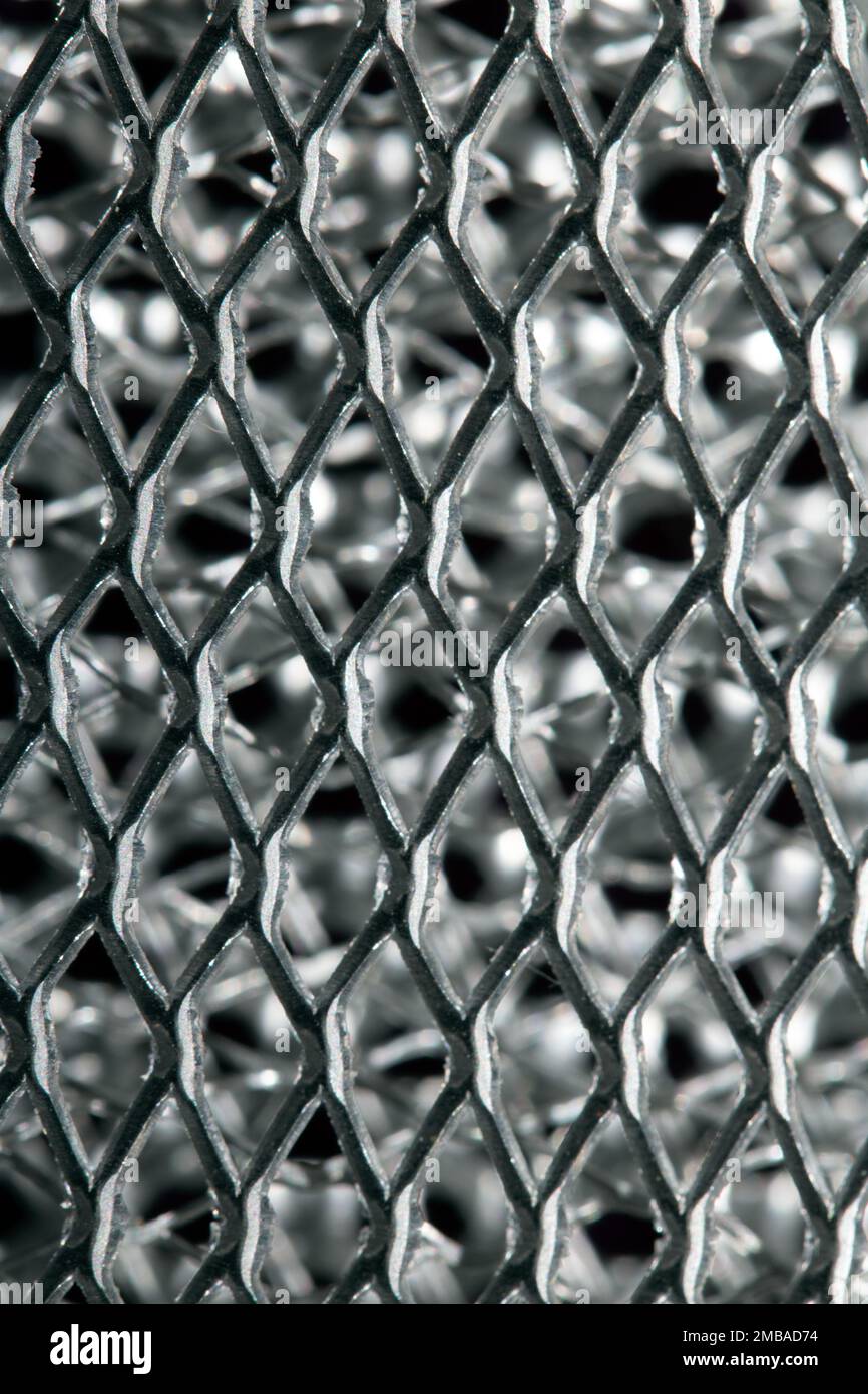 A Wire Mesh Close Up Steel Surface for Background Stock Photo - Alamy