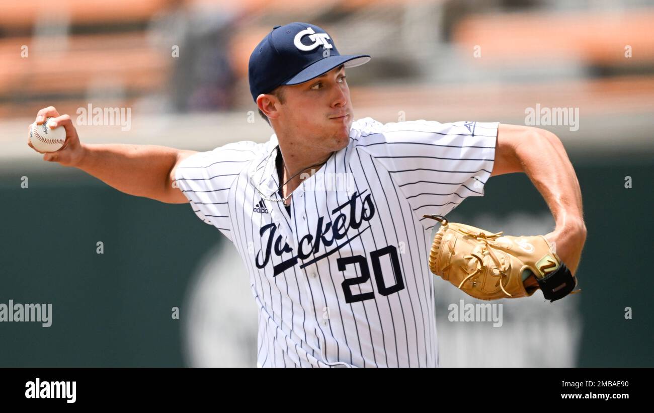 Georgia Tech's Cole McNamee plays against Campbell during an NCAA ...