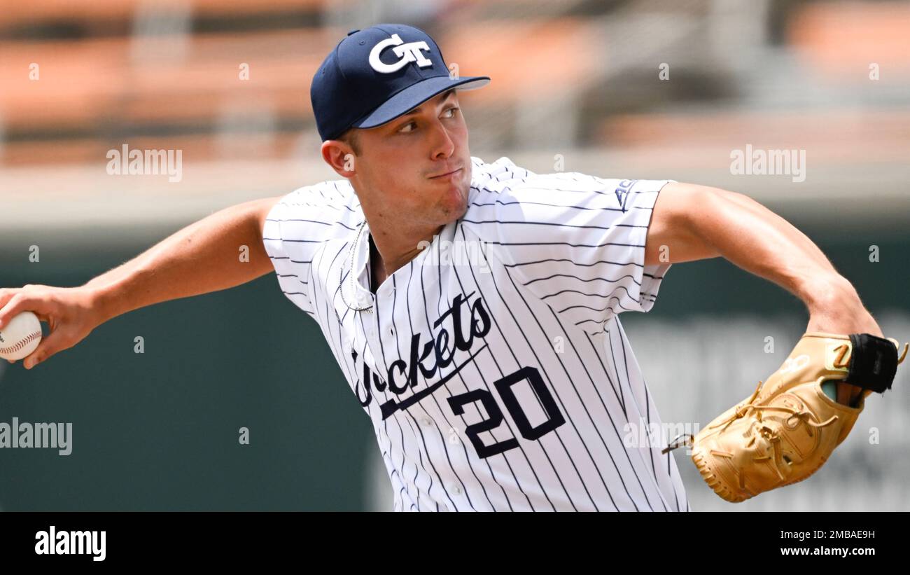 Georgia Tech's Cole McNamee plays against Campbell during an NCAA ...