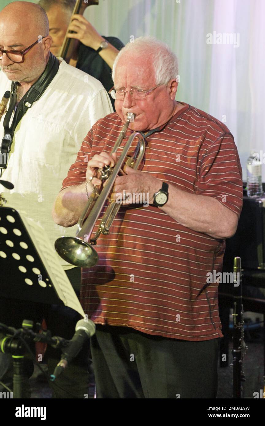 Henry Lowther, Alan Wakeman Nonet, Watermill Jazz Club, Dorking, Surrey ...
