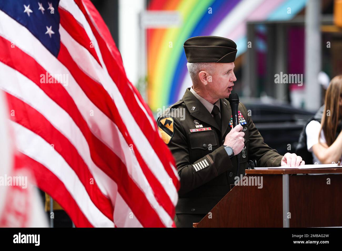 Brig. Gen. John M. Cushing, the deputy commanding general of United ...