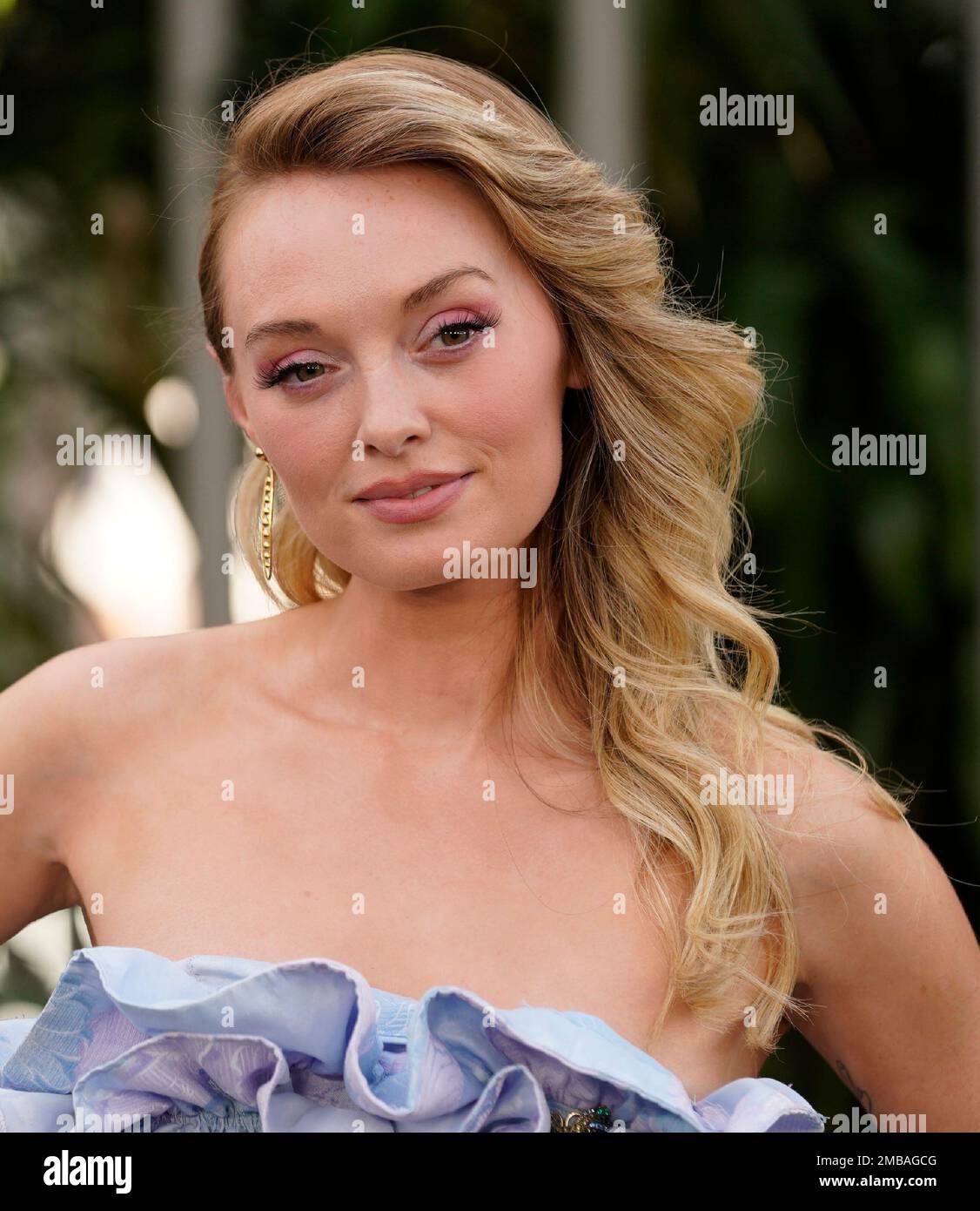 Elva Trill poses at the premiere of the film "Jurassic World: Dominion ...