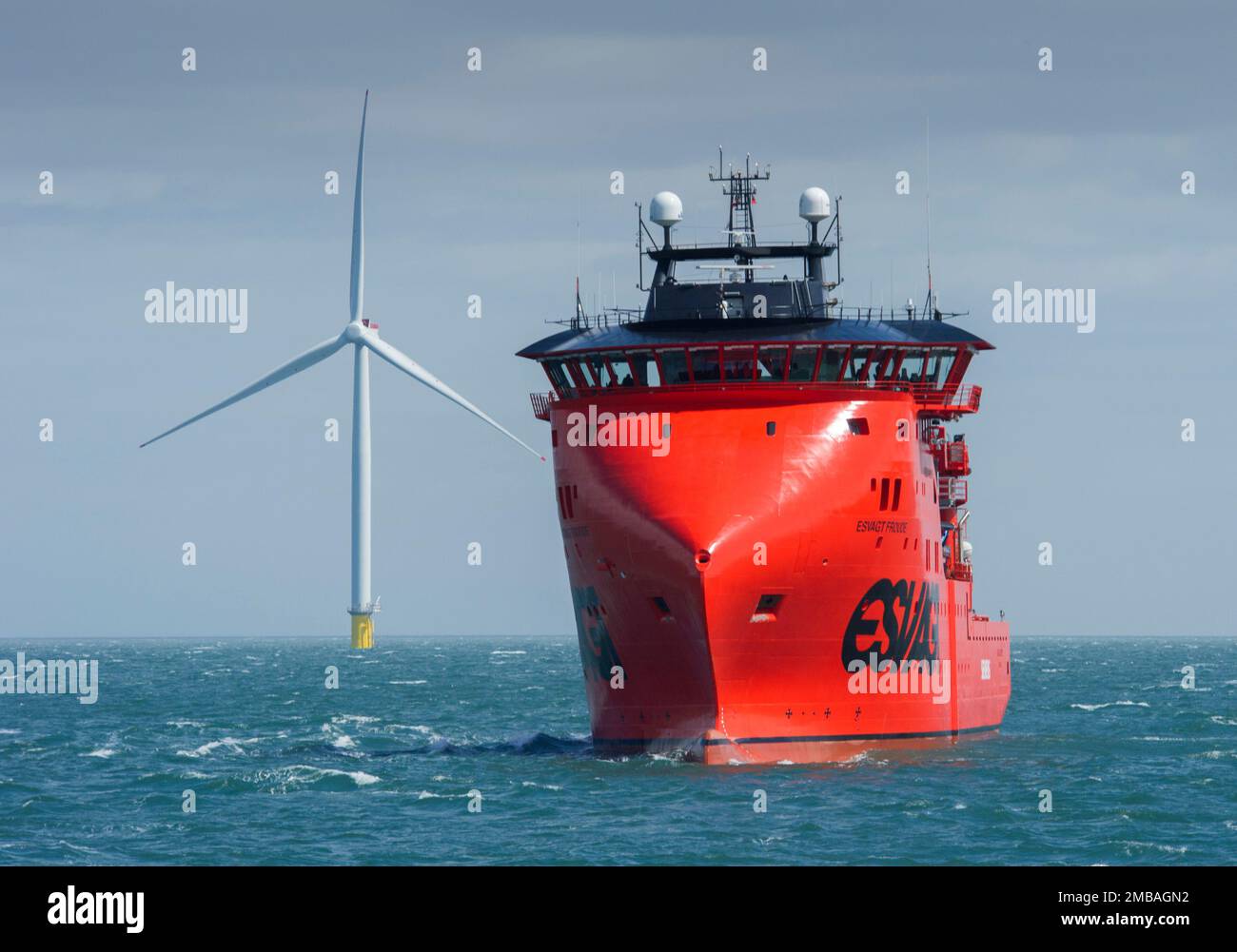 Westermost Rough Wind Farm, 2015. The specialist jack-up vessel Sea ...