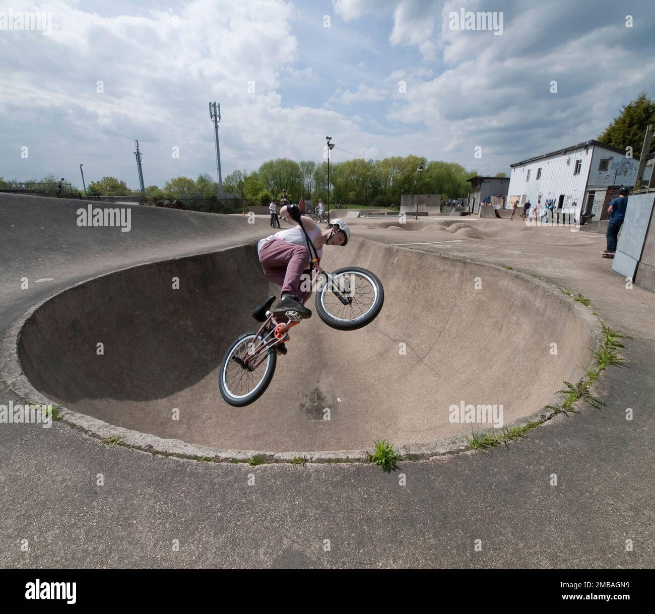 The Rom skatepark, Hornchurch, Havering, Greater London Authority, 2013 ...