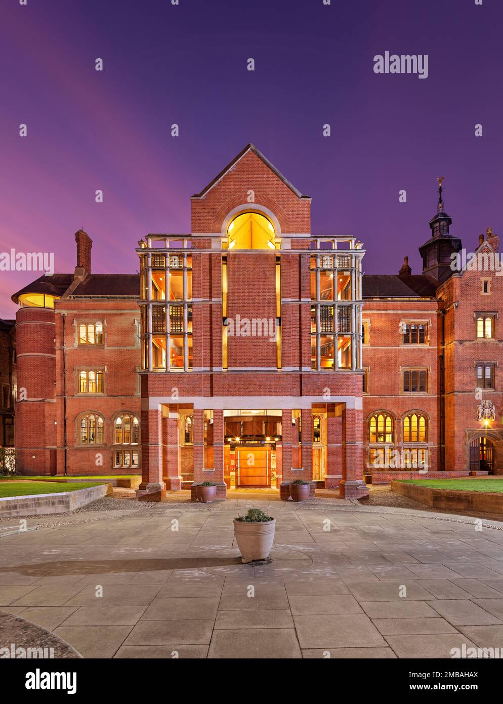 St John's College, Library, Cambridge, Cambridgeshire, 2022. Exterior ...