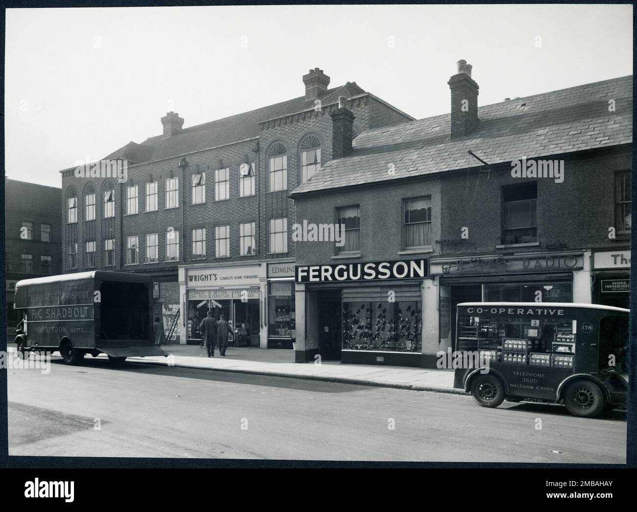 117-119 High Street, Waltham Cross, Broxbourne, Hertfordshire, 1948 ...