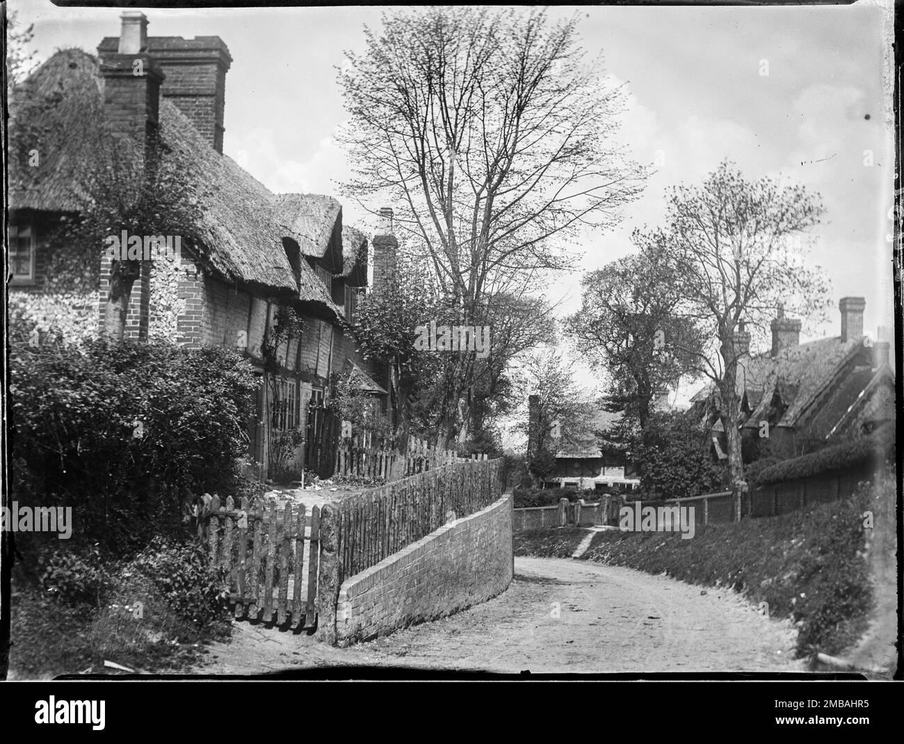 Thatchers wood cottage hi-res stock photography and images - Alamy